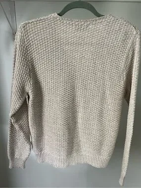 cleo | Sweaters | 9s Cottagecore Cleo Textured Vneck Button Cardigan ...